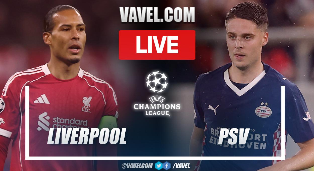 Highlights and goals of Liverpool 1-4 PSV in UEFA Champions League 2025 ...
