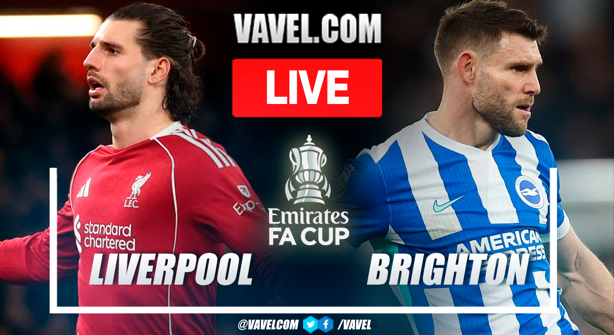 Liverpool vs Brighton LIVE Score Updates in FA Cup Match | 02/14/2026 ...