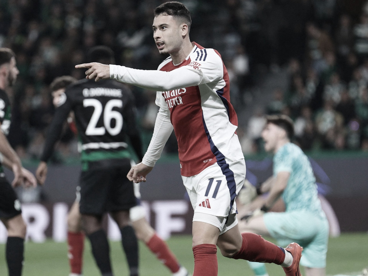 Com brilho de brasileiros, Arsenal vence e sobe na tabela da Champions ...