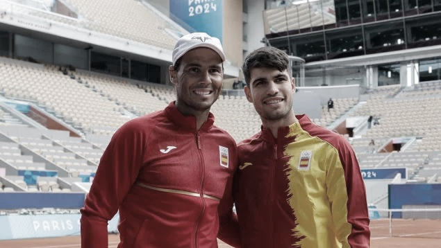 Resumen y sets del Nadal & Alcaraz vs González & Molteni en Juegos Olímpicos París 2024 | 27/07 ...