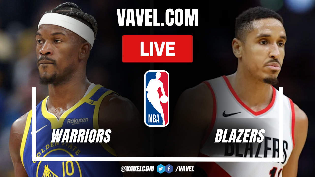 Golden State Warriors vs Portland Trail Blazers LIVE Score Updates in ...