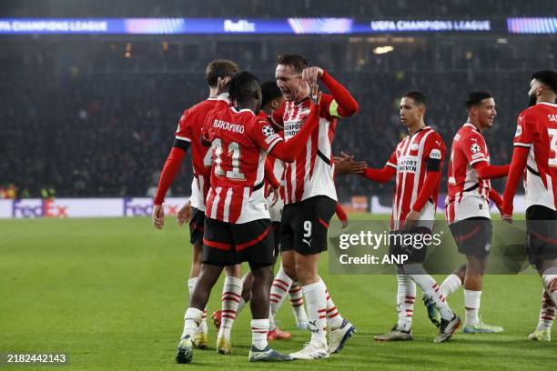 PSV Eindhoven 4-0 Girona: PSV secure first European win of the season ...