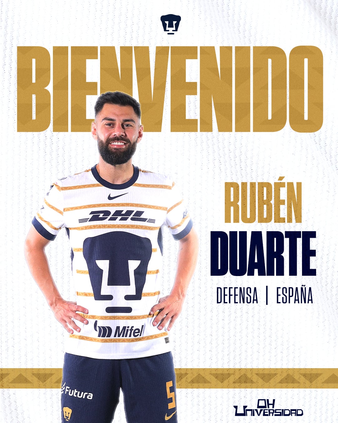 Rubén Duarte es jugador de Pumas - VAVEL México