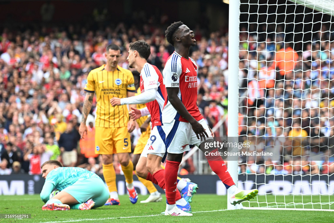 Arsenal 1-1 Brighton: 10-man Arsenal held to a dramatic draw - VAVEL ...