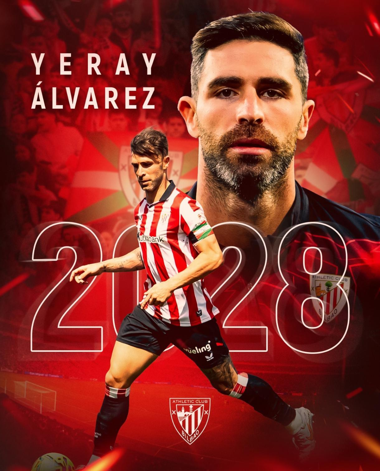 Yeray Álvarez renueva con el Athletic hasta 2028 - VAVEL España