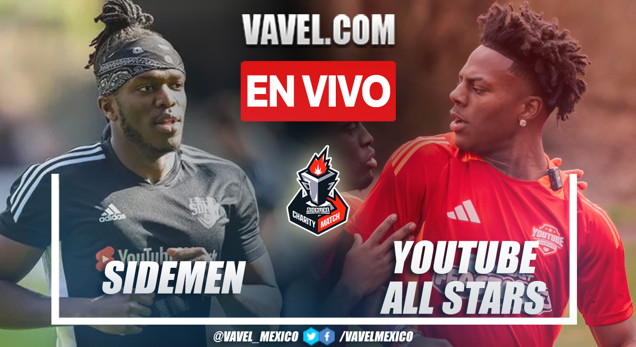 Resumen y goles del Sidemen 9 (4)-(5) 9 YouTube Allstars en Sidemen ...