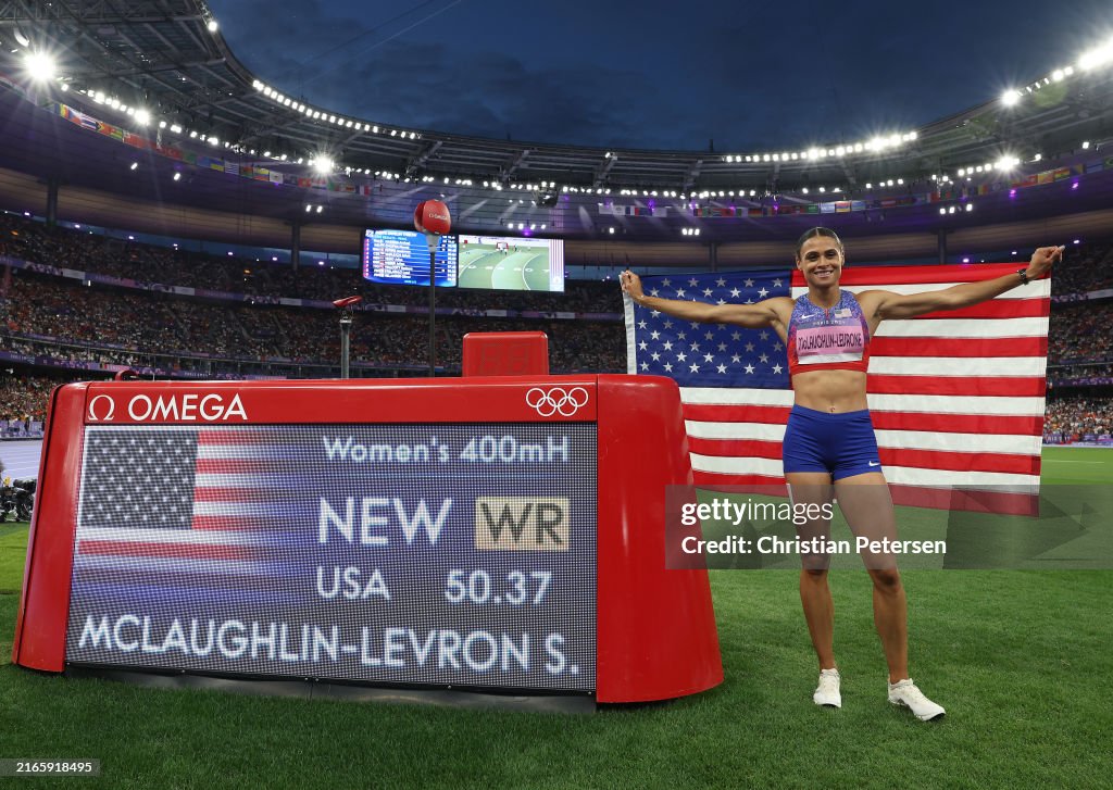 Sydney McLaughlin-Levrone breaks her own world record as she wins 400 ...