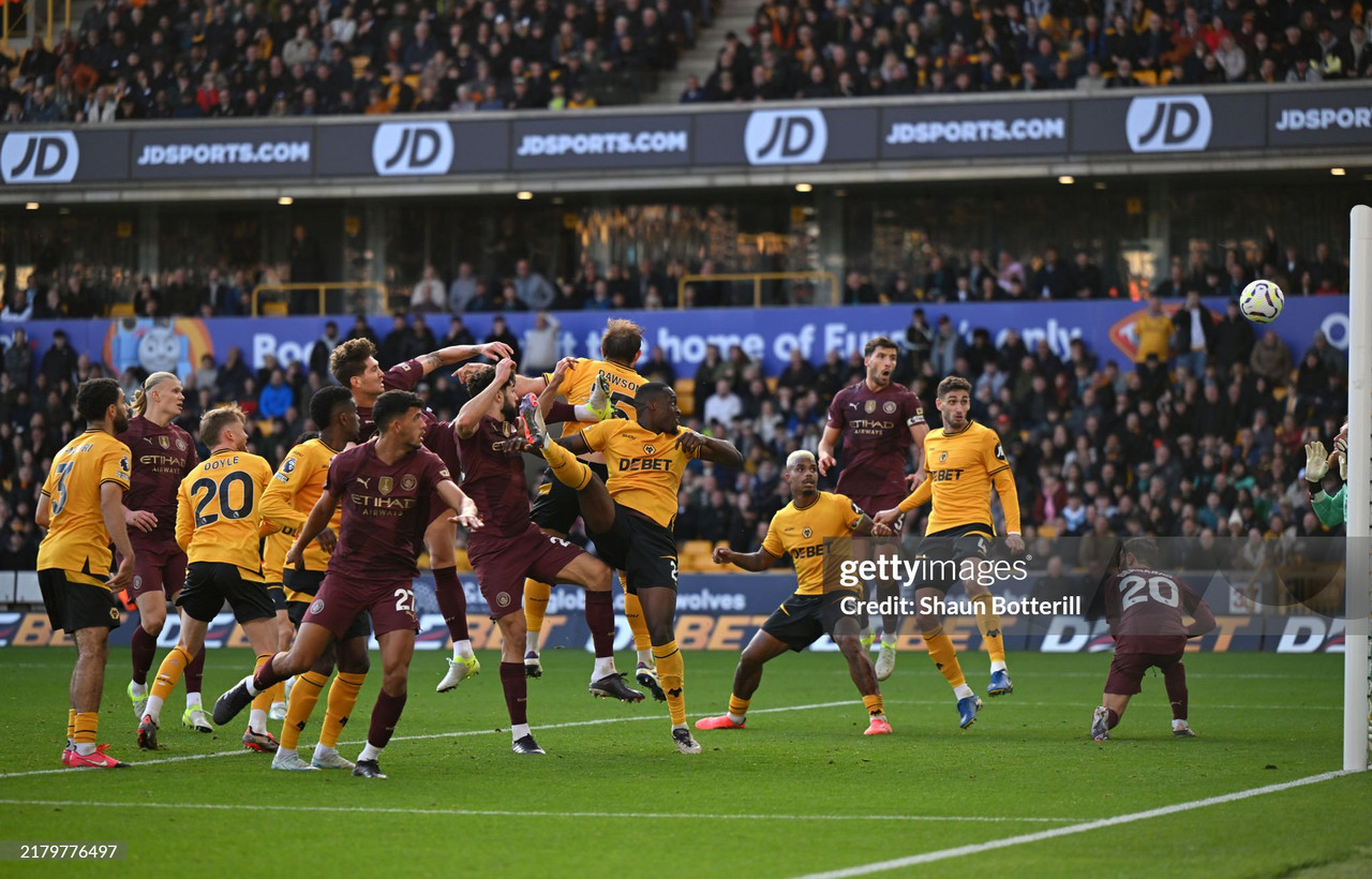 Wolves 1-2 Manchester City: Stones' last-gasp header takes all three ...
