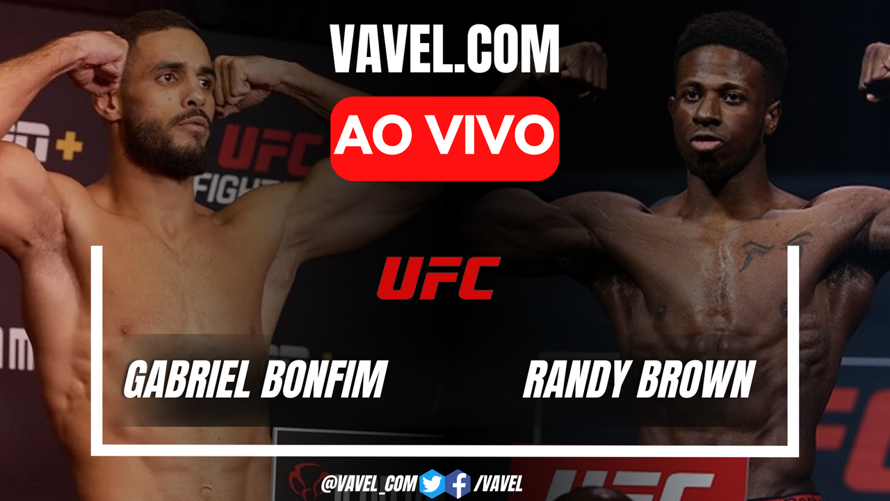UFC AO VIVO: Gabriel Bonfim x Randy Brown em tempo real no UFC Fight ...