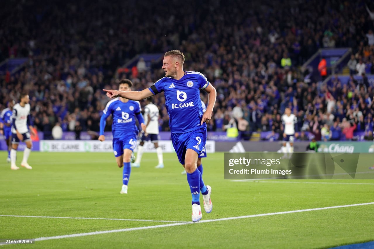 Leicester 1-1 Tottenham: Jamie Vardy inspires Foxes fightback against a ...