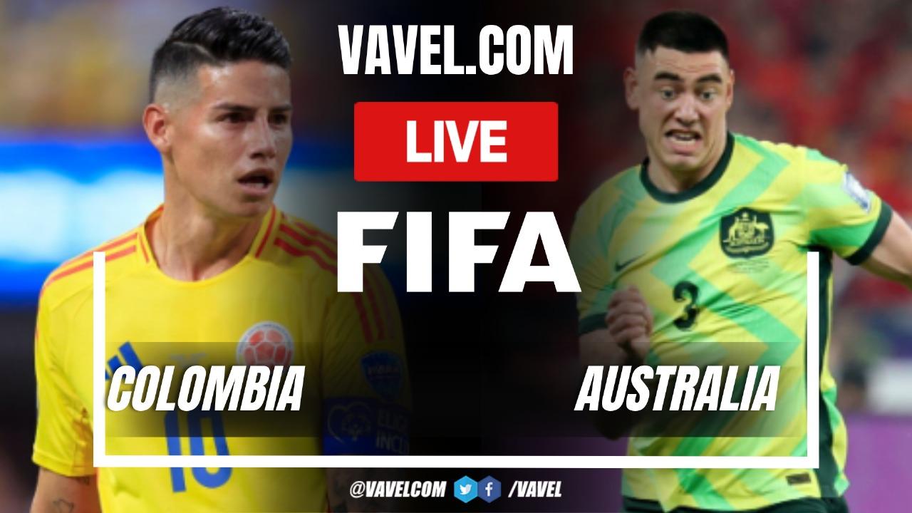 Highlights and goals of Colombia 3-0 Australia in FIFA International ...